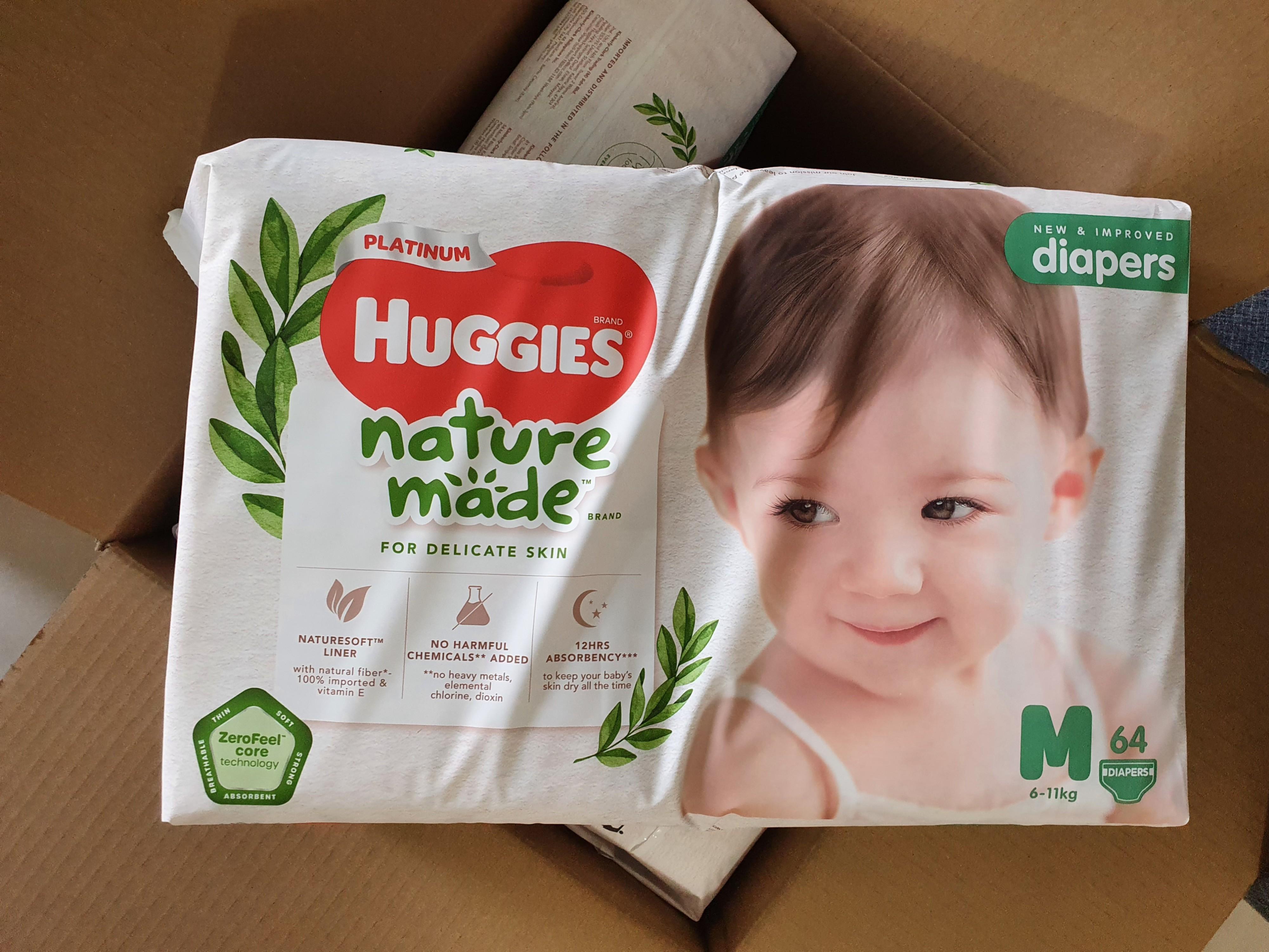 Huggies nature made tape size M (previously Huggies Platinum), Babies ...