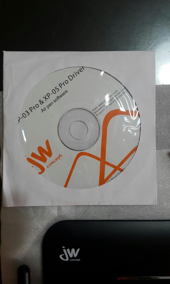 JW Concept XP-05 Pro Graphic Tablet Battery Free Stylus, Computers ...