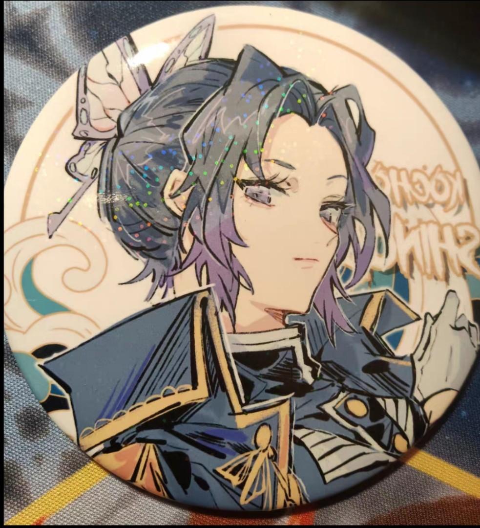 Kimetsu no Yaiba KNY merch Shikishi, acrylic keychains and badges ...