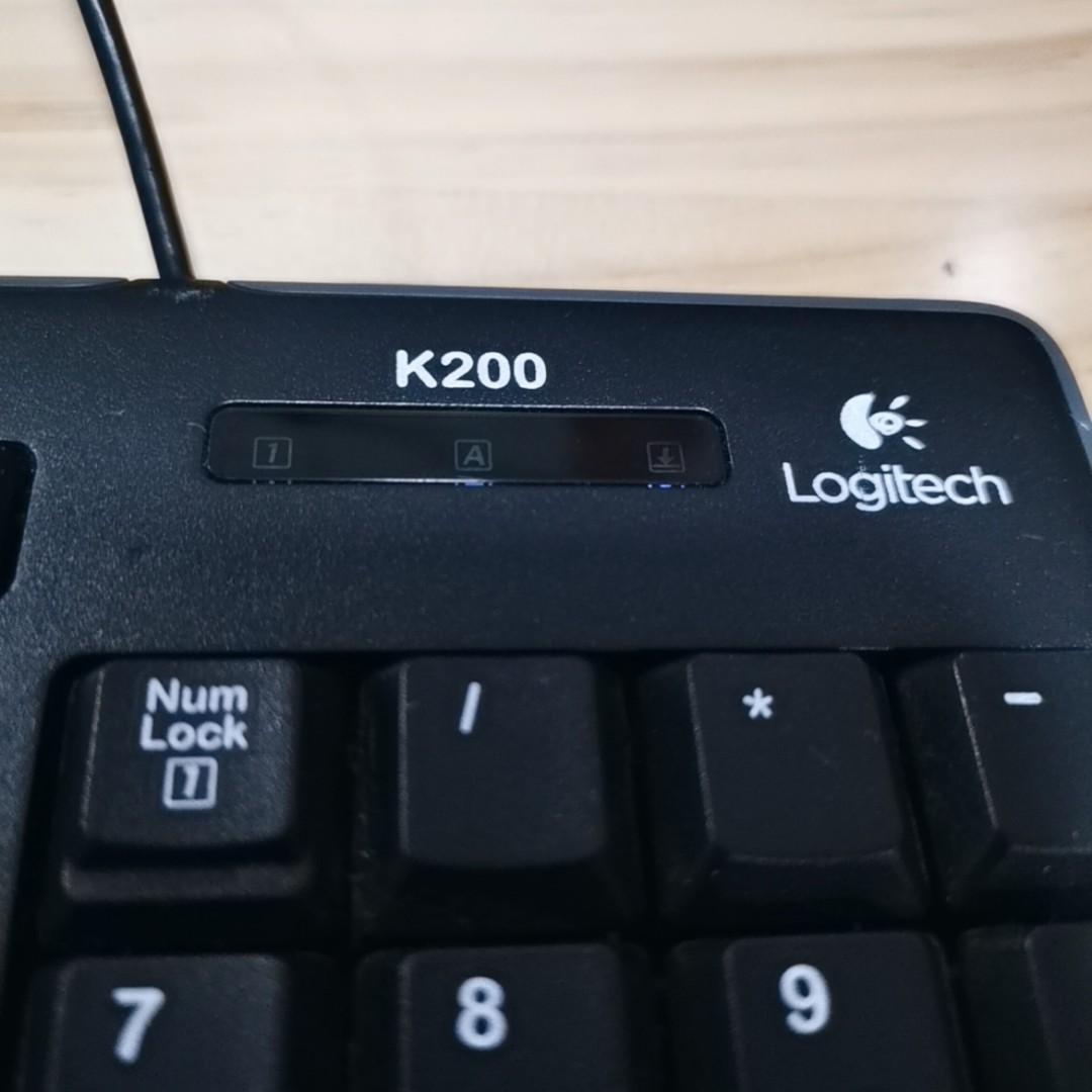 Logitech K200 Keyboard with USB cable, Electronics, Computer Parts ...