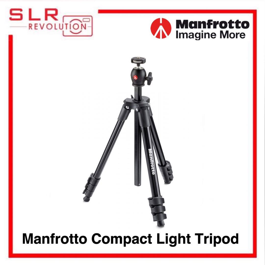 Manfrotto Compact Light Tripod, Photography, Photography Accessories ...