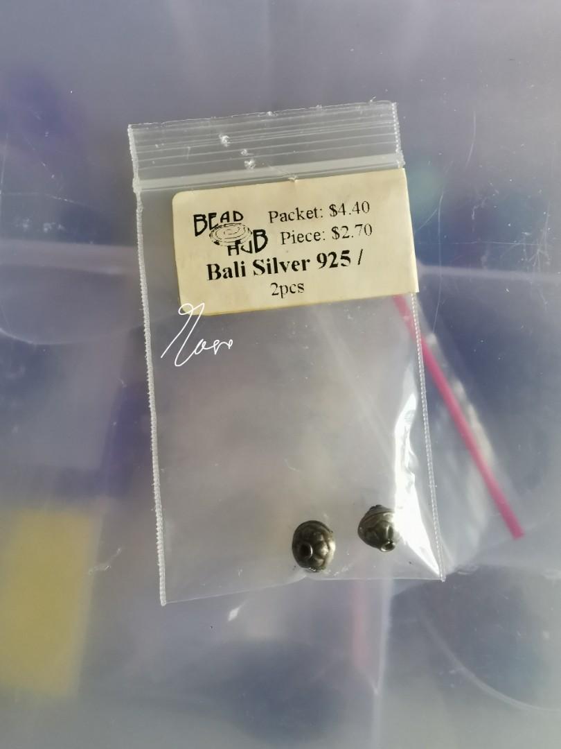 manik perak bahan diy bali silver 925, Barang Mewah, Aksesoris di Carousell