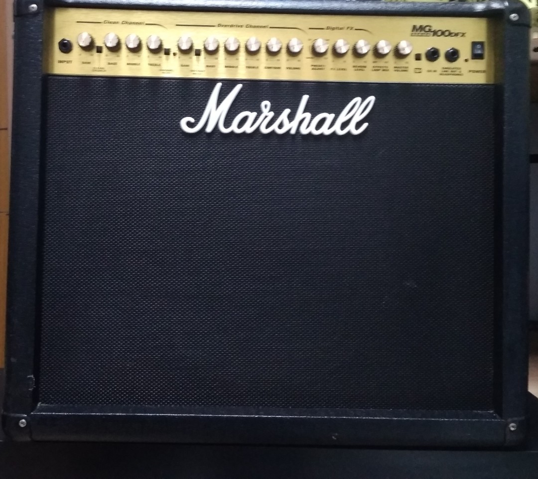 Marshall Guitar Amplifier, Music & Media, Music Instruments on Carousell