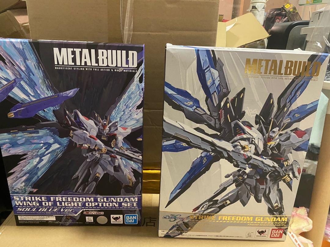 Metal Build Strike Freedom Gundam (1st Release) + Wing of Light (Soul ...