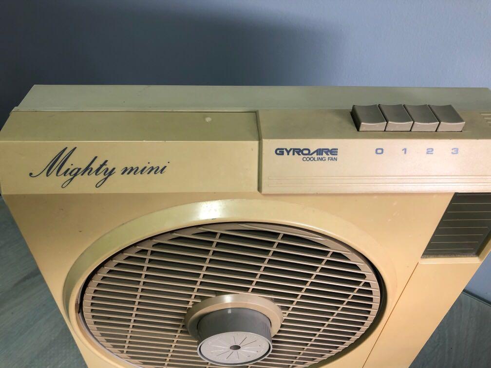 Vintage Retro Mistral Gyroaire Box Fan, Furniture & Home Living ...