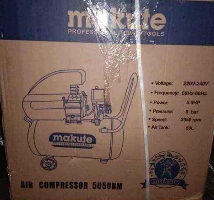 ORIG MAKUTE JAPAN AIR COMPRESSOR PORTABLE 5HP, Commercial & Industrial ...
