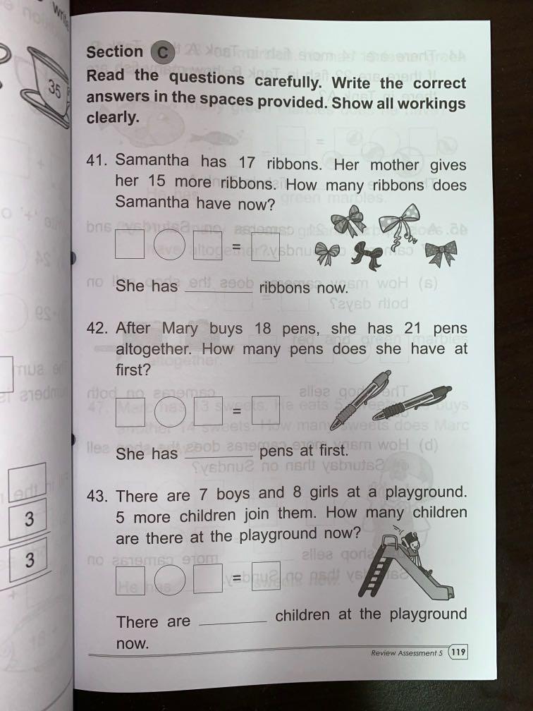 P1 Math Tutor Assessment Book Casco, Hobbies & Toys, Books & Magazines ...