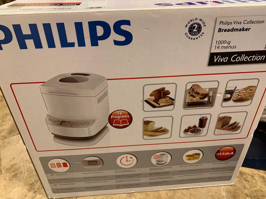 PHILIPS viva collection bread maker, TV & Home Appliances, Kitchen ...
