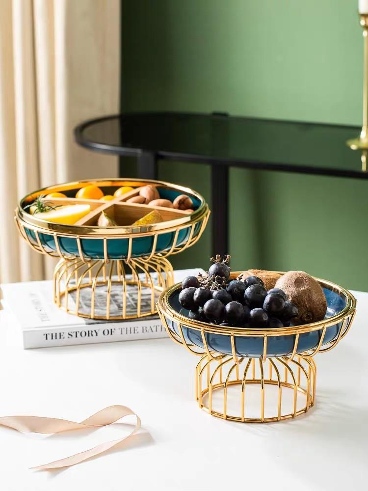 [Instock] Luxury Gold Fruit Snack Tarts Cake Platter Tray Stand ...