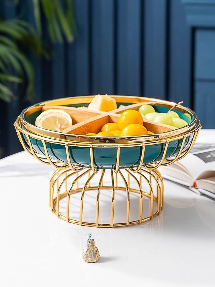 [Instock] Luxury Gold Fruit Snack Tarts Cake Platter Tray Stand ...