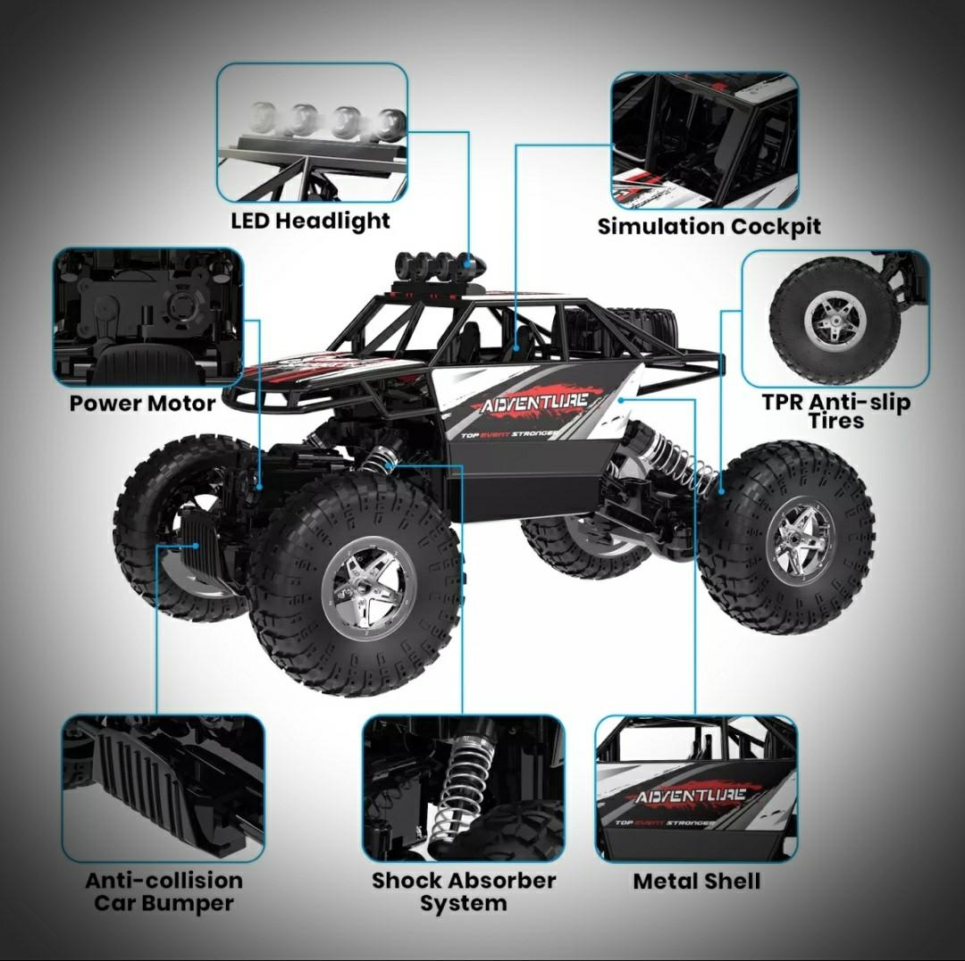 Rc Rock Crawler Buggy, Toys & Games, Others on Carousell