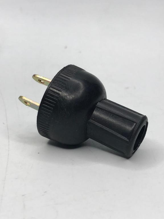 ROUND ELECTRICAL MALE PLUG (2 PRONG PLUG), HEAVY DUTY, 220V 5 AMPERE ...