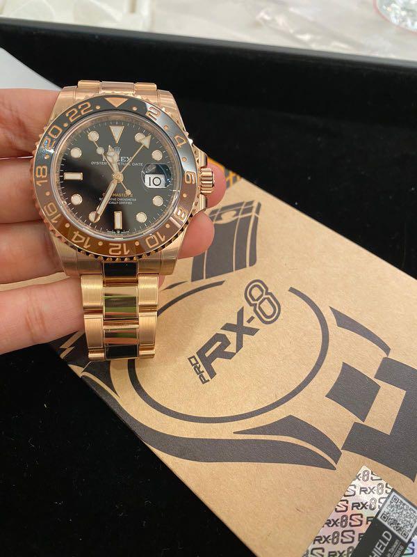 RX8 golden shield rolex watch protective film by Watch Armour , Luxury, Watches on Carousell
