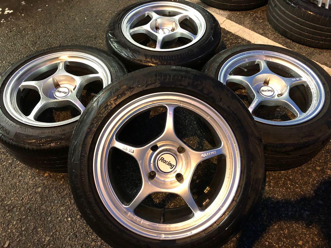 Sport rim second 15 x 8JJ Enkei Rp01 siap tayar iriz saga baru persona ...