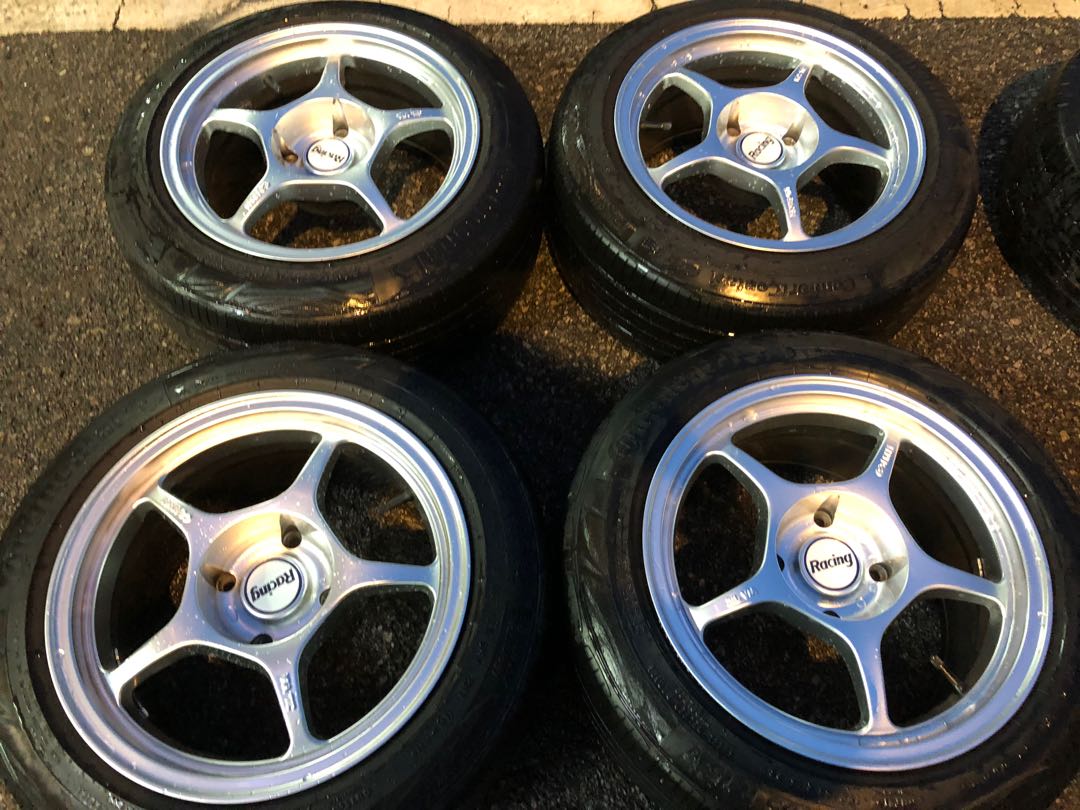 Sport rim second 15 x 8JJ Enkei Rp01 siap tayar iriz saga baru persona ...