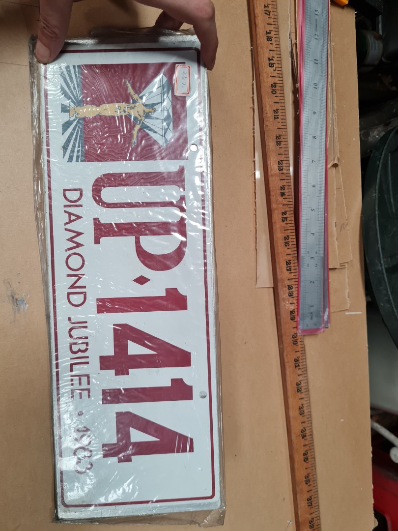 UP Commemorative vintage plate number, Hobbies & Toys, Memorabilia ...