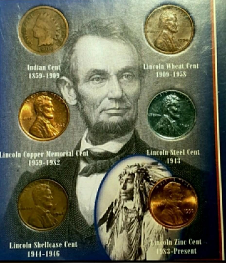 US 137 Years Of US Pennies Collection Coin Set, Hobbies & Toys ...