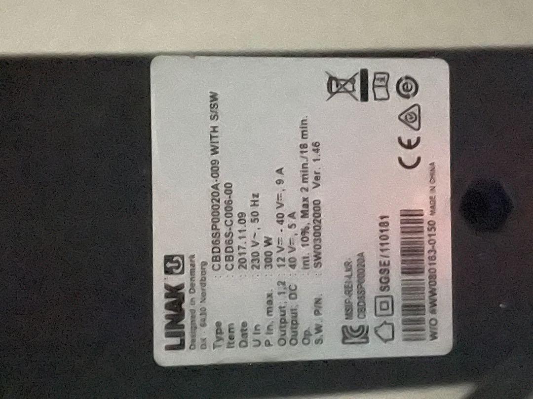 Used Linak desk, Furniture & Home Living, Furniture, Tables & Sets on ...