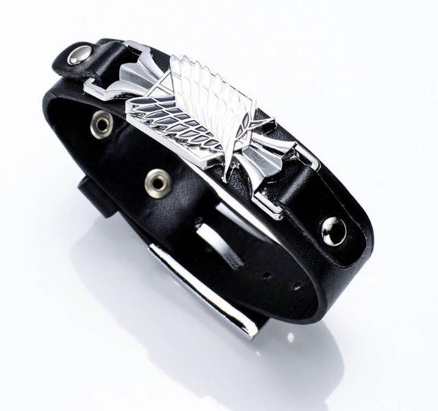 [2 TYPES to choose from] Attack on titan bracelet shingeki no kyojin ...