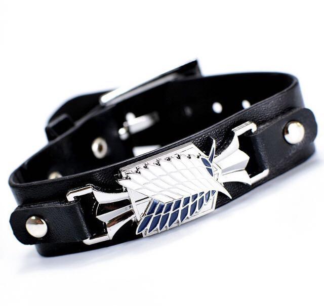 [2 TYPES to choose from] Attack on titan bracelet shingeki no kyojin ...
