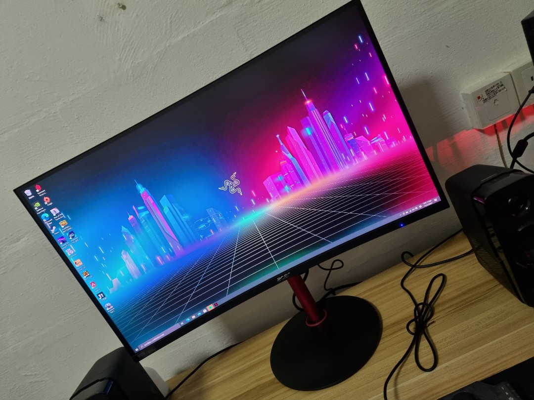 Acer nitro XZ272U P 27 WQHD 1440p 165Hz curved gaming monitor ...