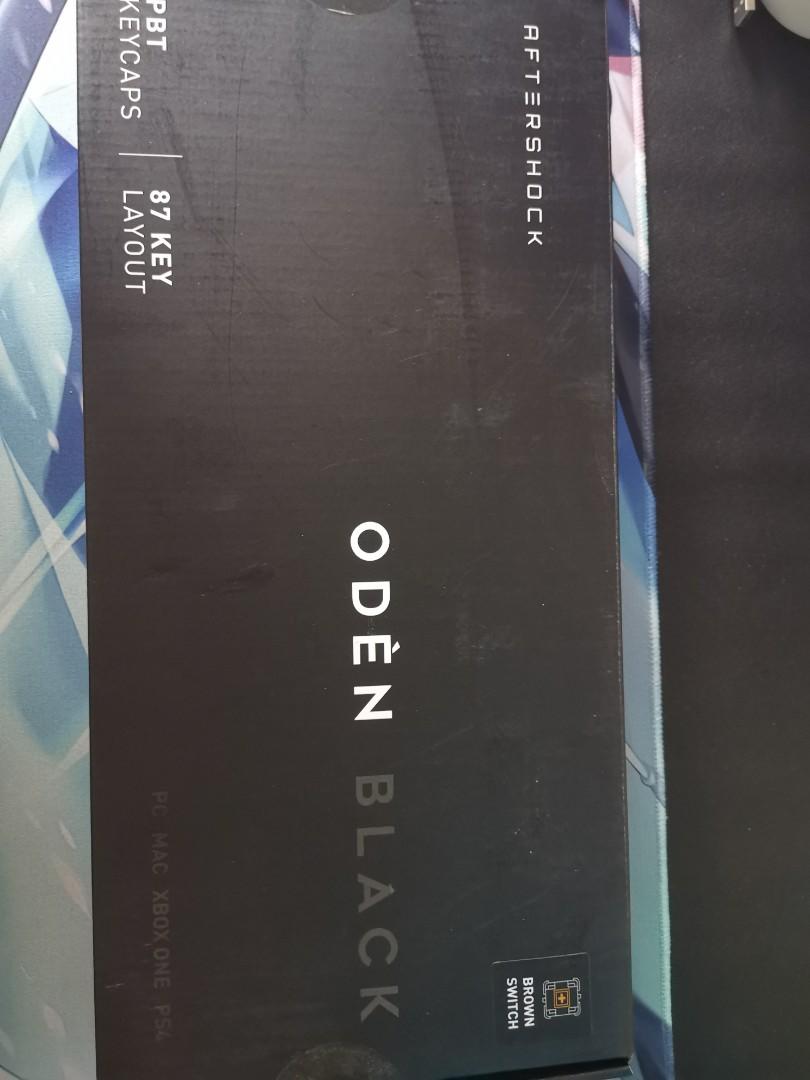 AFTERSHOCK ODEN Mechanical Gaming Keyboard Brown Switches with RGB ...