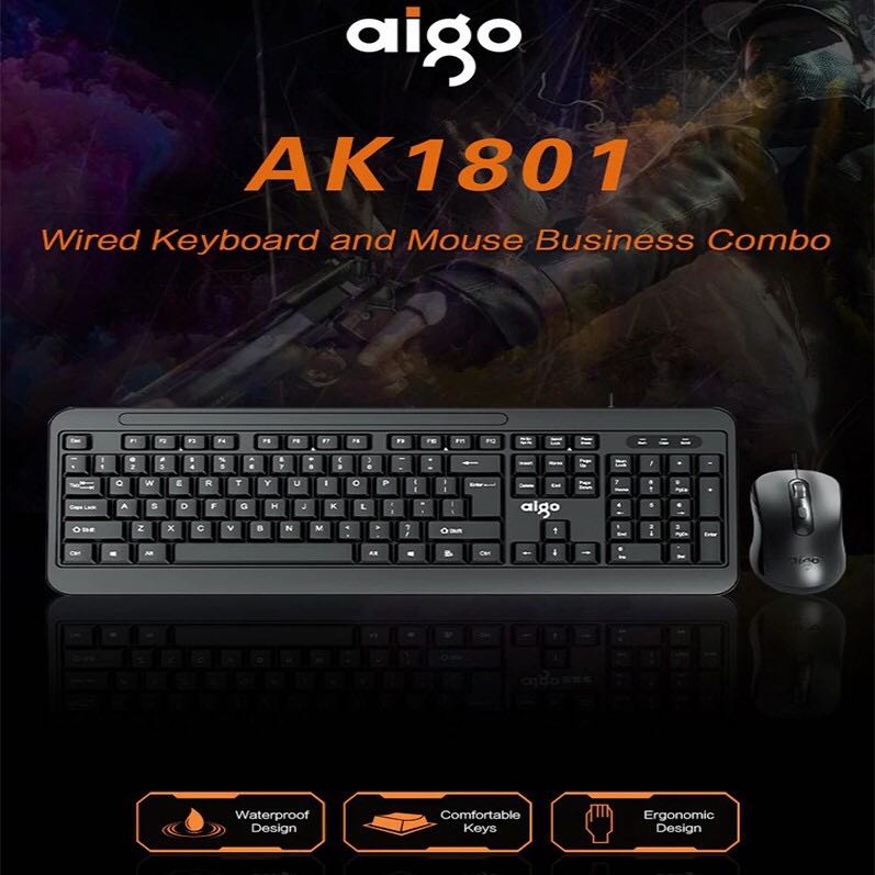 Aigo Keyboard, Computers & Tech, Parts & Accessories, Computer Keyboard ...