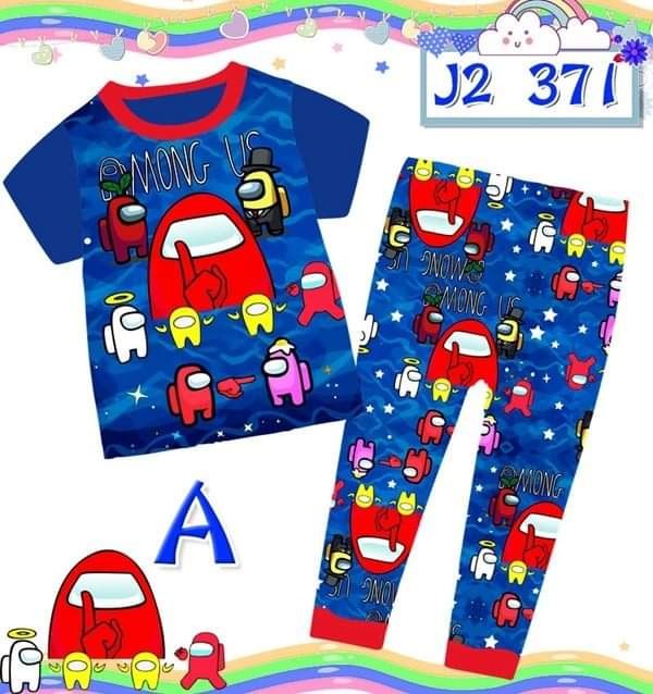 Among us Pyjamas, Babies & Kids, Babies & Kids Fashion on Carousell