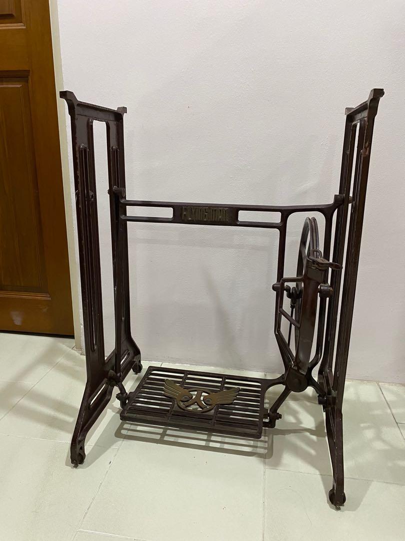 Antique sewing machine stand, Everything Else on Carousell