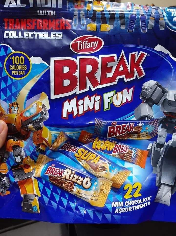 Break Chocolates with Transformers Figure, Food & Drinks, Chilled ...