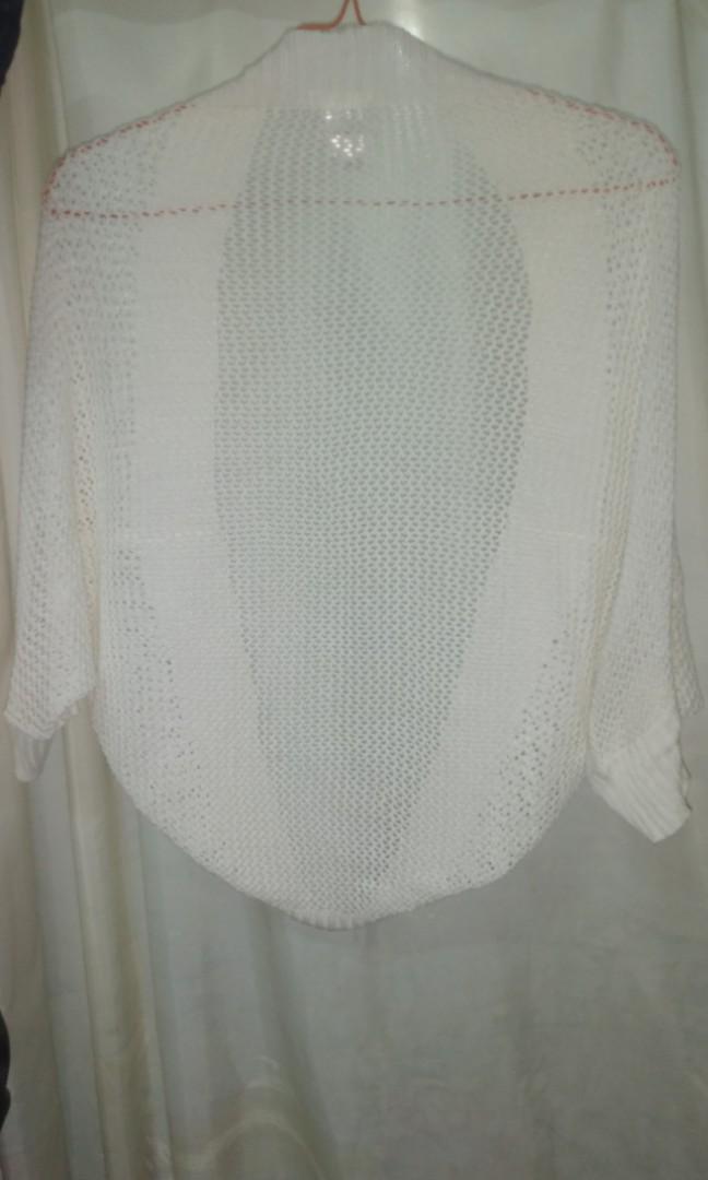 Cardi/Outer Jaring Batwing, Fesyen Wanita, Pakaian Wanita, Baju Luaran ...