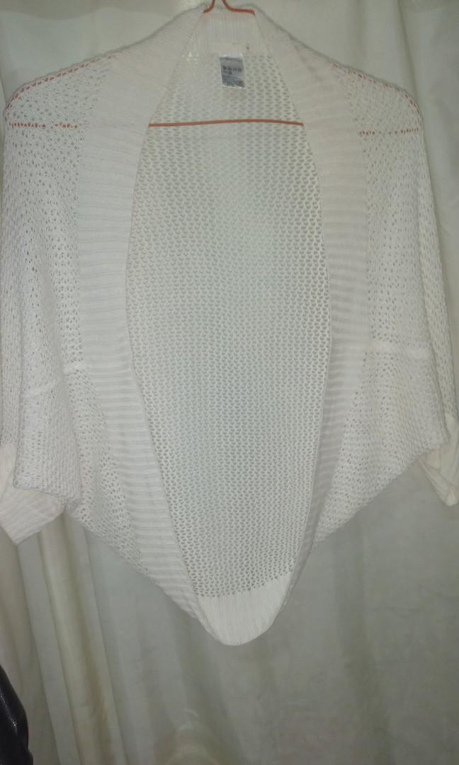 Cardi/Outer Jaring Batwing, Fesyen Wanita, Pakaian Wanita, Baju Luaran ...