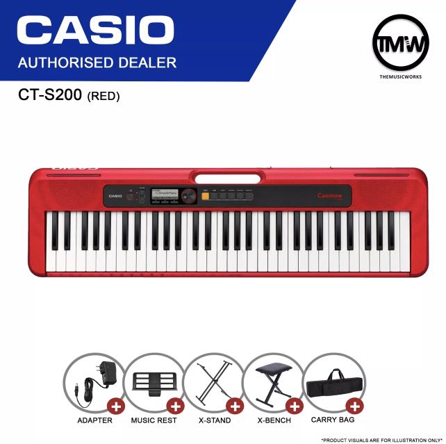 CASIO CT-S200 Keyboard, Music & Media, Music Instruments on Carousell