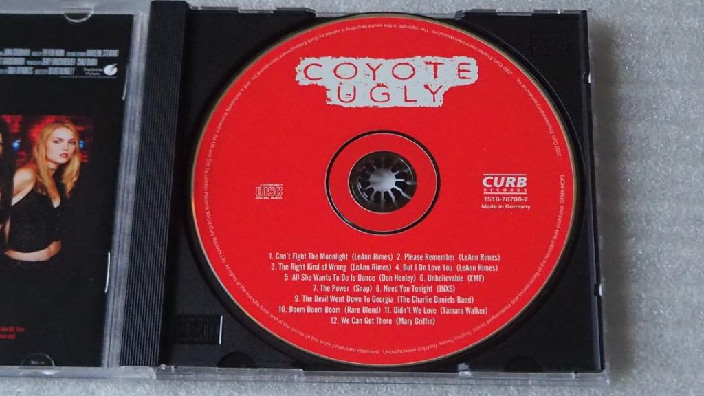 CD,COYOTE UGLY (soundtrack),LeANN RIMES,DON HANLEY,EMF,SNAP,MARY GIFFEN ...