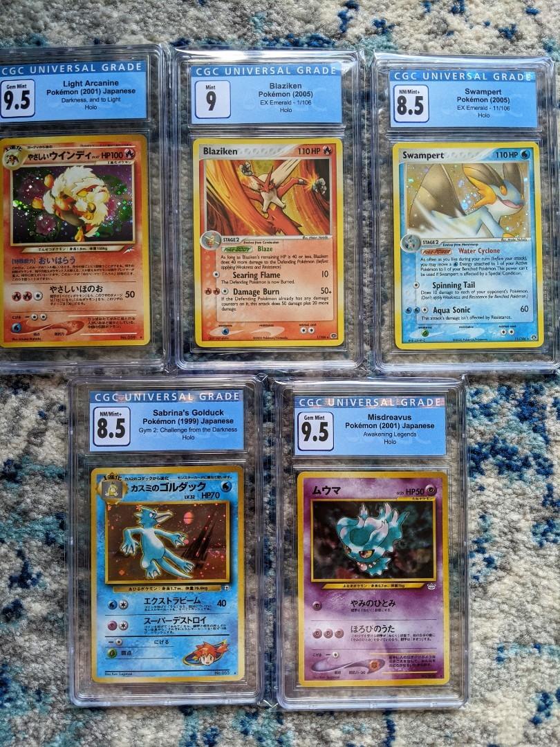 CGC Card Grading Service (Pokemon TCG, MT，中文卡), 興趣及遊戲, 收藏品及紀念品, 明星周邊 ...