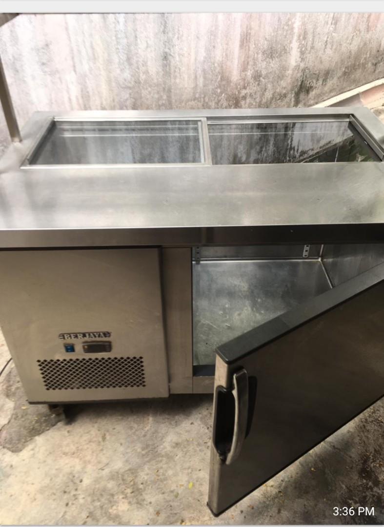 Commercial berjaya one door chiller with splashguard, TV & Home ...