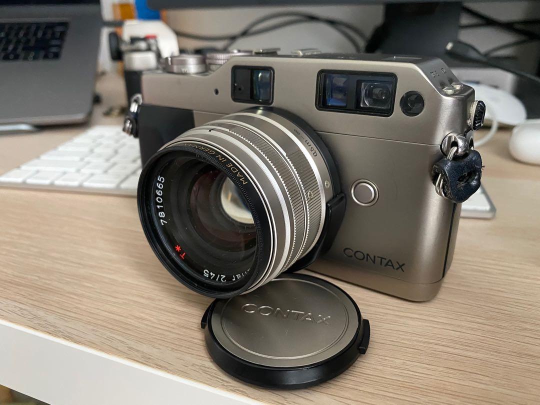 Contax G1 (Green Label) + Planar 45mm f2, Photography, Cameras on Carousell