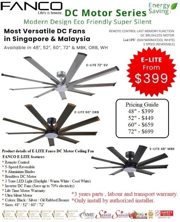 Fanco Ceiling Fan//Fanco E-Lite//Fanco Elite//Ceiling Fan//Ceiling Fan ...