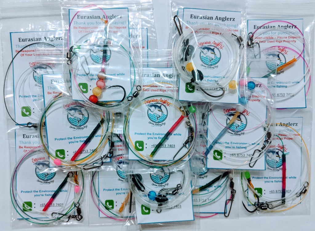 Fishing Rigs Set U = 12 x Apollo Fishing Rigs, Sports Equipment ...