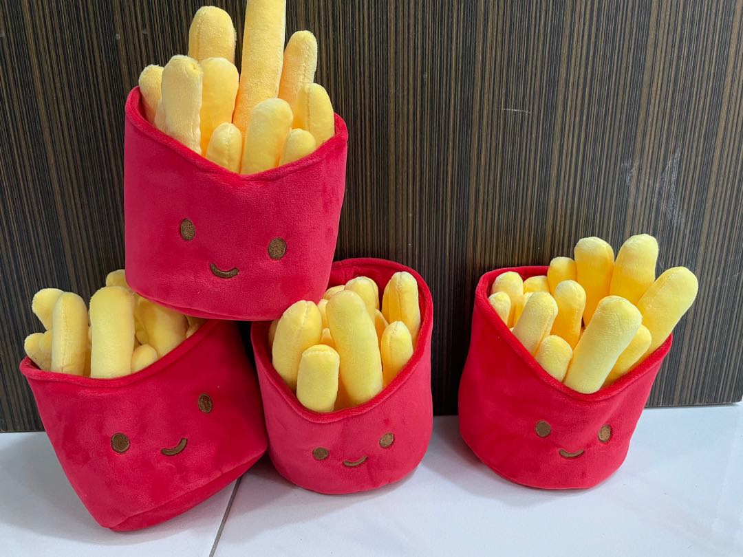 French Fries Plush Toy, Hobbies & Toys, Toys & Games on Carousell