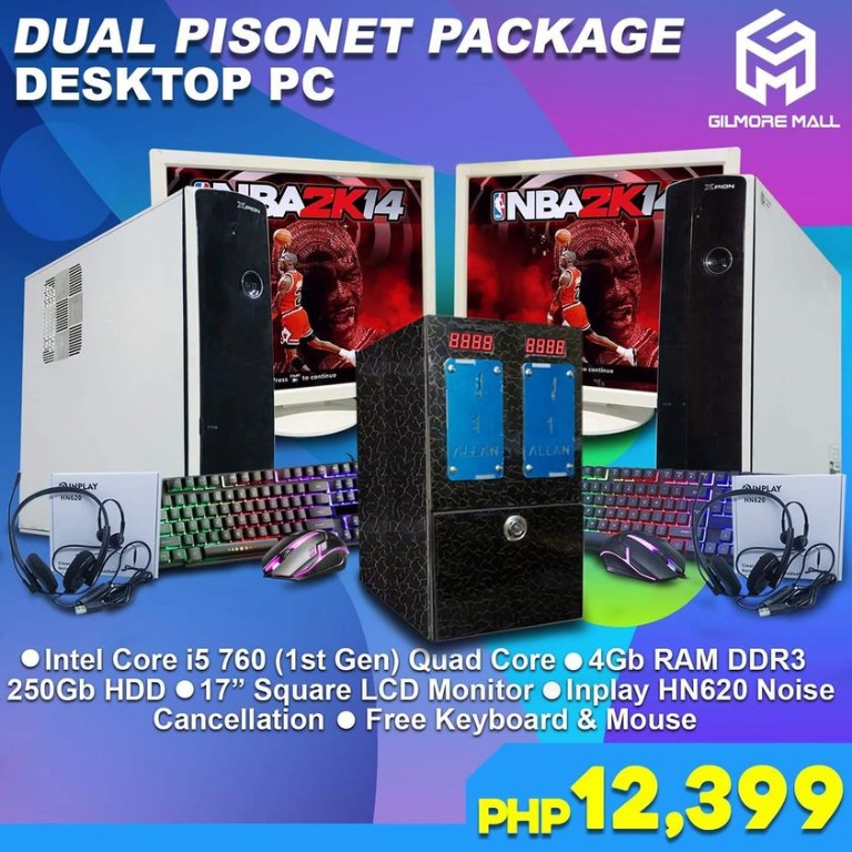 📢GAMING DUAL PISONET PACKAGE😍, Computers & Tech, Desktops on Carousell