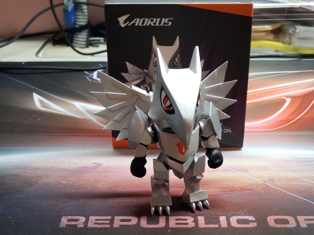 Gigabyte Aorus chibi figure, 電腦＆科技, 手提電腦 - Carousell