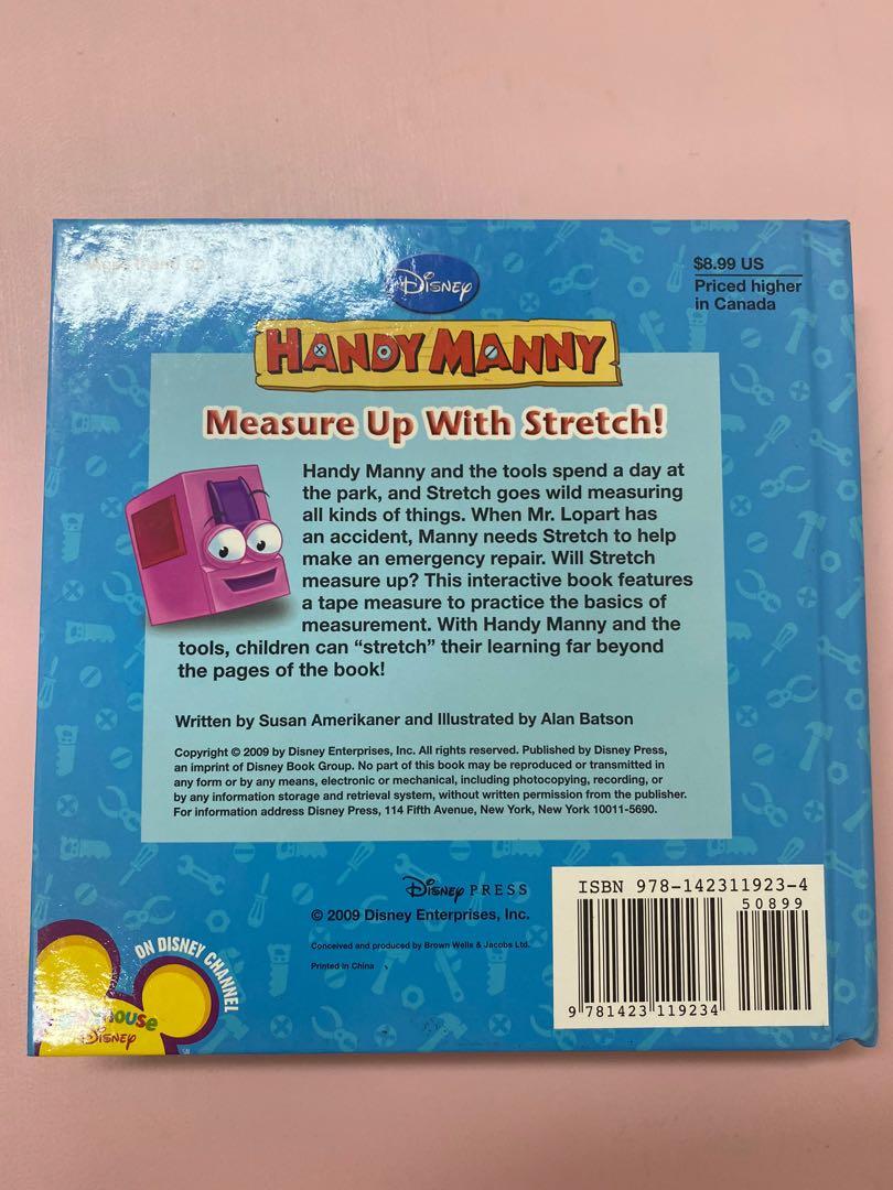 Handy Manny Measure Up With Strech, 興趣及遊戲, 書本 & 文具, 兒童書籍 - Carousell