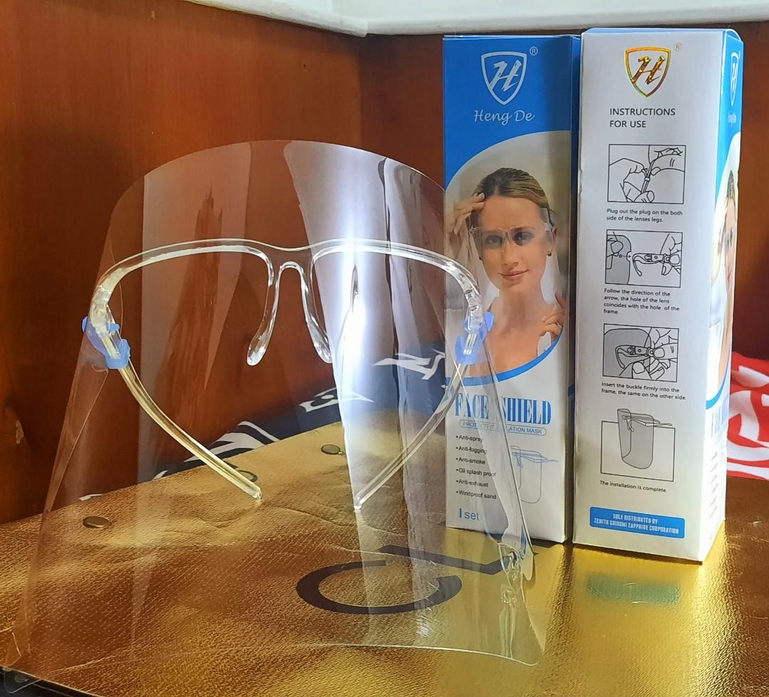 Heng De Face Shield (HD Logo-Embossed acetate and frame), Health ...