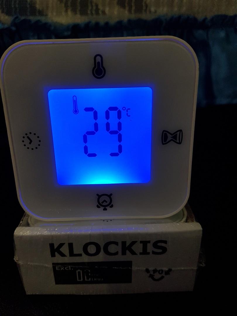 IKEA Klockis alarm clock, Furniture & Home Living, Home Decor, Clocks on Carousell