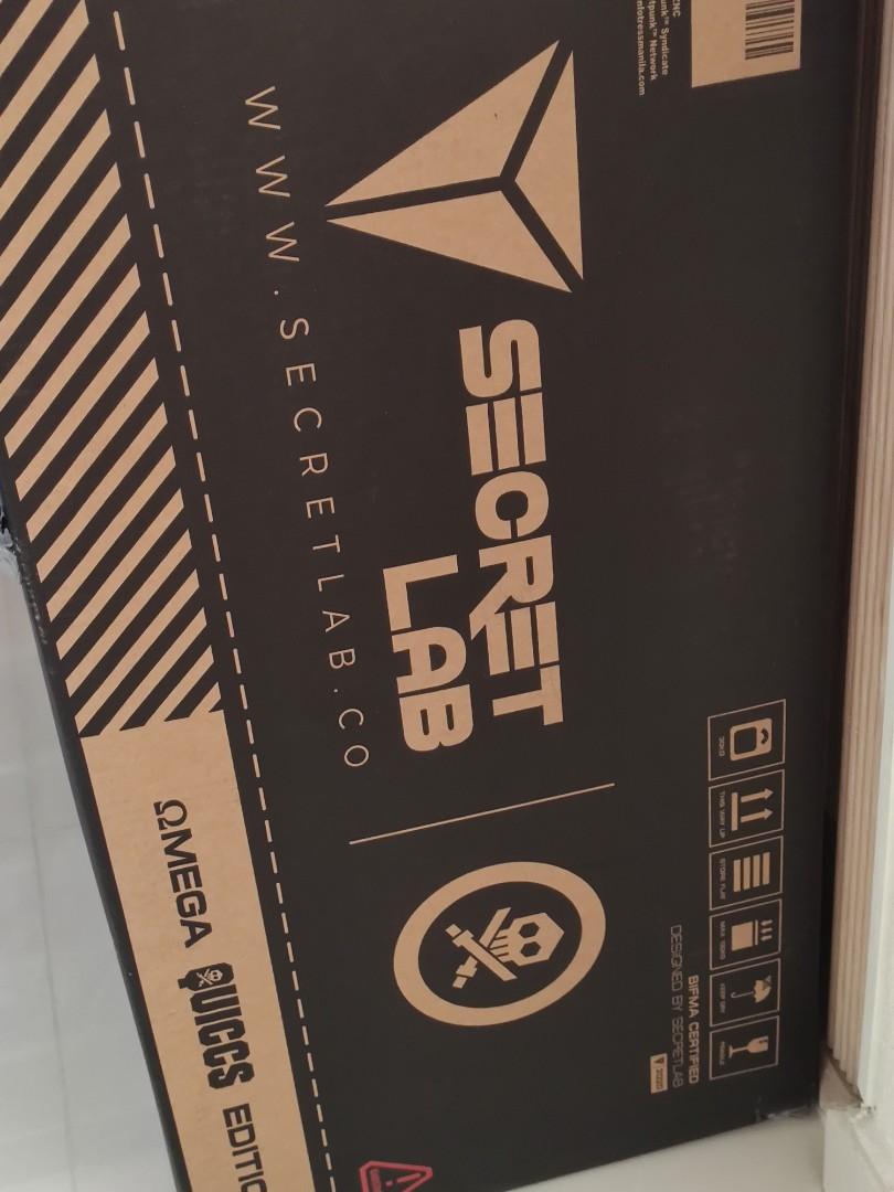 Limited Edition Secretlab X Quiccs Omega Chair, Furniture & Home Living ...