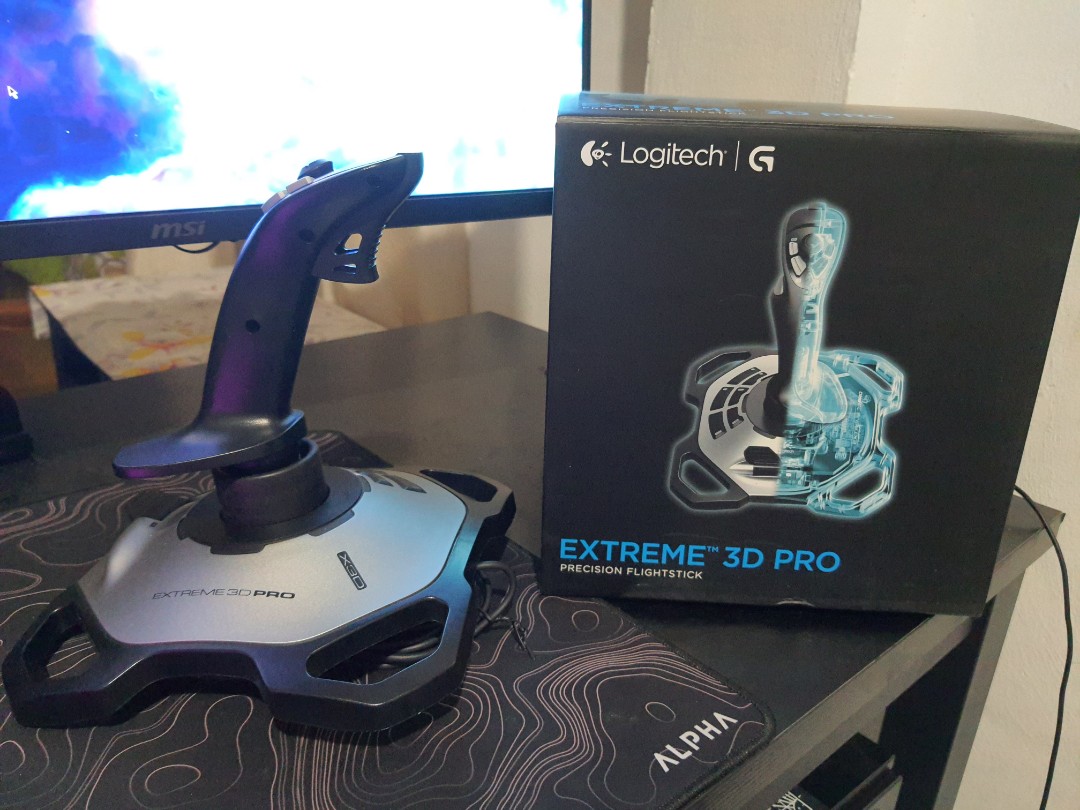 Logitech Extreme 3D Pro, Video Gaming, Gaming Accessories, Controllers ...