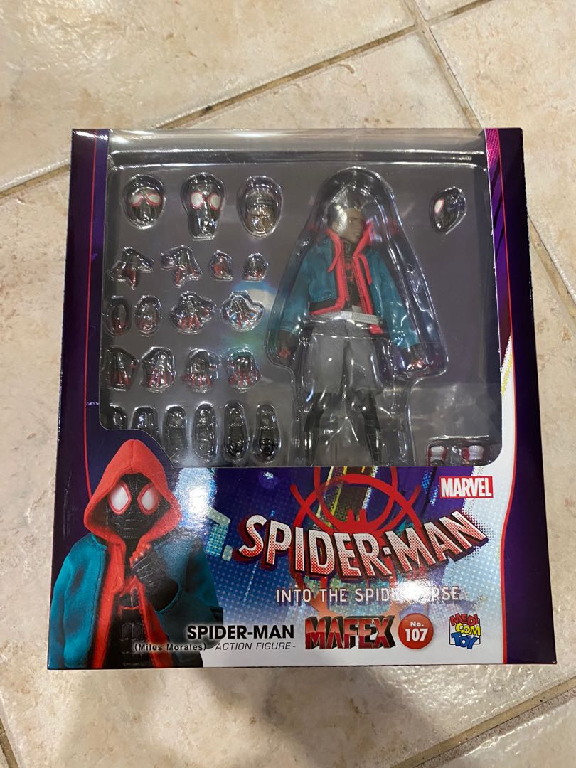 Mafex Miles Morales Spiderman 107, Hobbies & Toys, Toys & Games on ...
