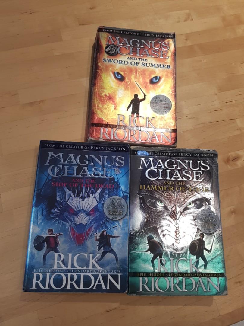 Magnus Chase series (set of 3), Hobbies & Toys, Books & Magazines ...