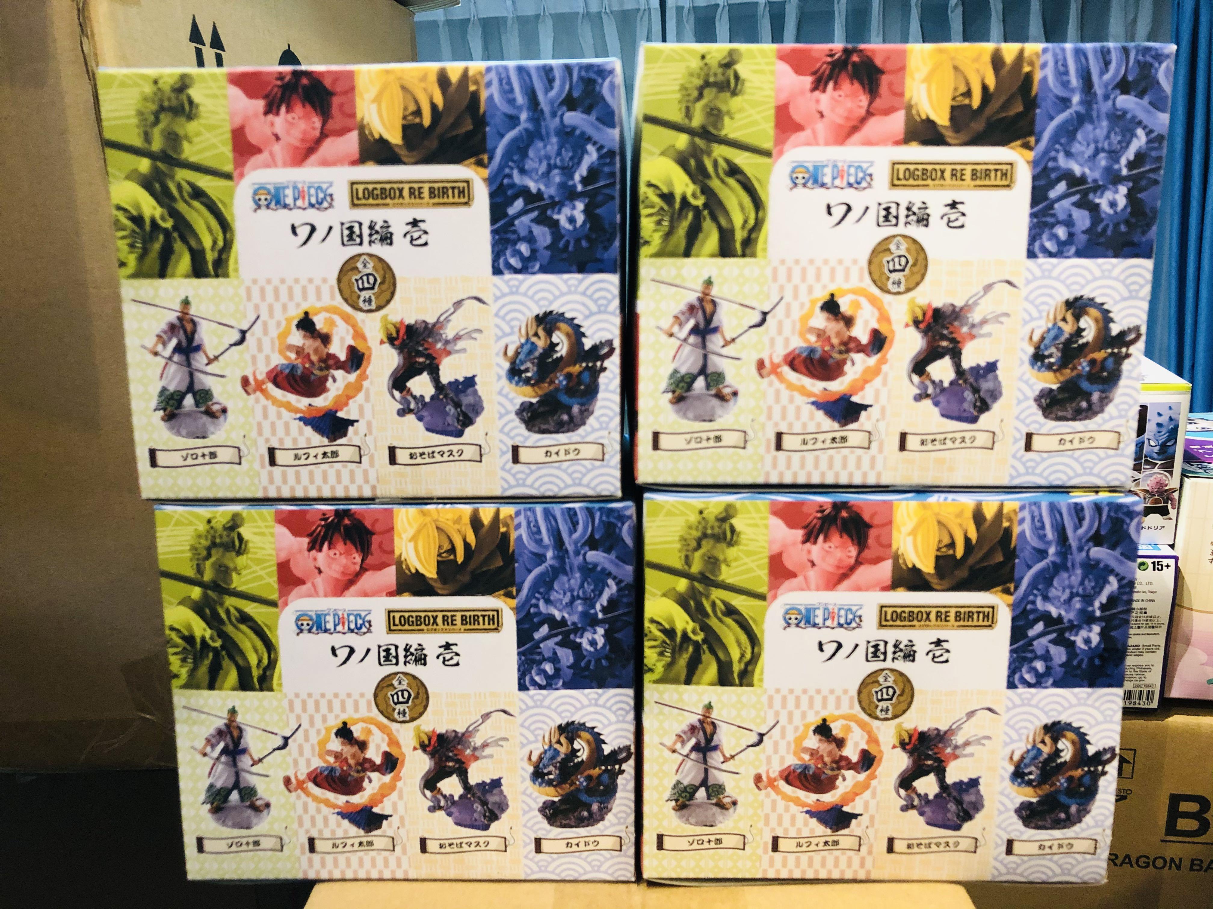Megahouse One Piece Log Box Rebirth Wanokuni Vol 1 . Set of 4 ( READY ...